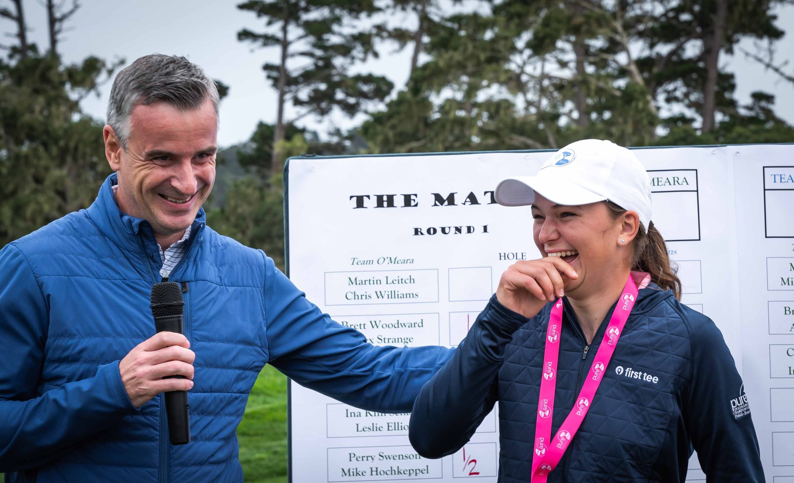 Stouder awarded scholarship at PURE Insurance Championship